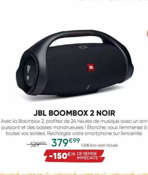 Promo Jbl Boombox 2 Noir chez Fnac - iCatalogue.fr