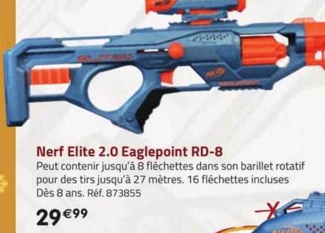 Promo Nerf Elite 2.0 Eaglepoint Rd-8 chez La Grande Récré - iCatalogue.fr