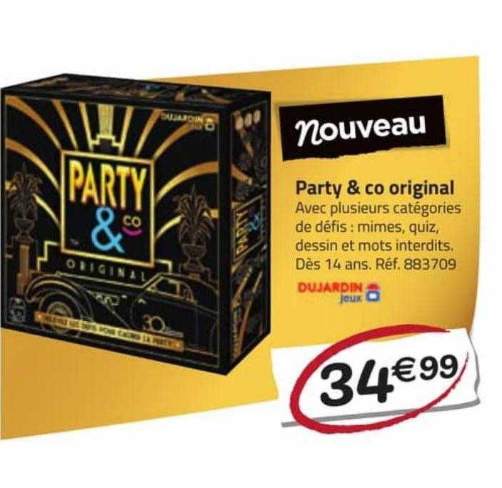 Promo Party & Co Original Dujardin Jeux chez La Grande Récré ...