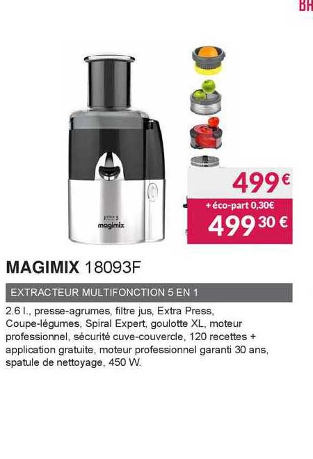 Promo Magimix Extracteur Multifonction 5 En 1 chez Copra - iCatalogue.fr