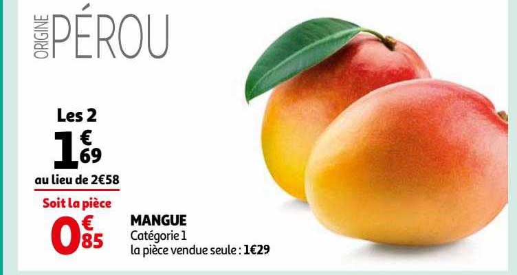 Promo Mangue chez Auchan - iCatalogue.fr