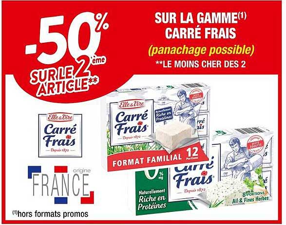 Promo La Gamme Carré Frais chez Cora - iCatalogue.fr