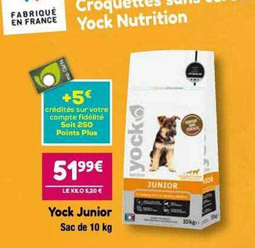 Promo Yock Junior chez Point Vert - iCatalogue.fr