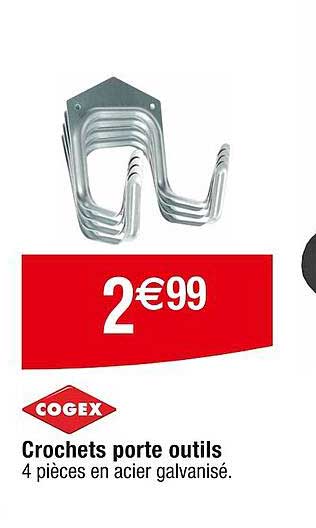 Promo Crochets Porte Outils Cogex chez Cora - iCatalogue.fr