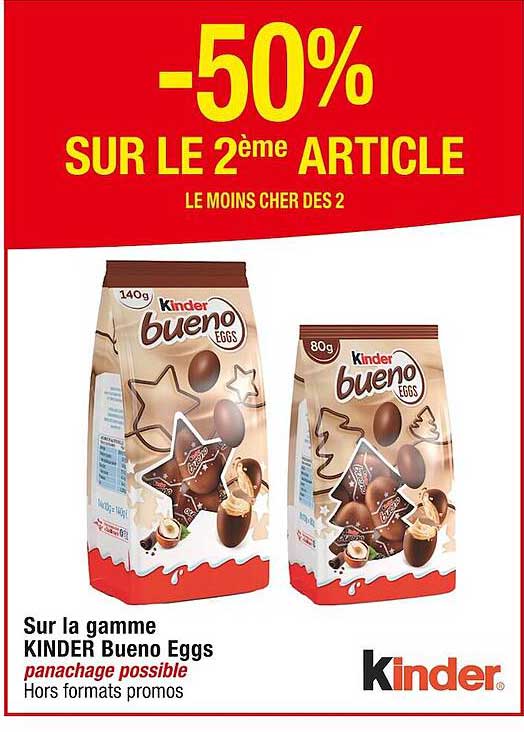 Promo La Gamme Kinder Bueno Eggs chez Cora - iCatalogue.fr
