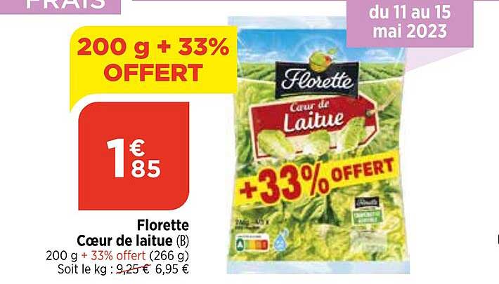Promo Florette Cœur De Laitue chez Maximarché - iCatalogue.fr