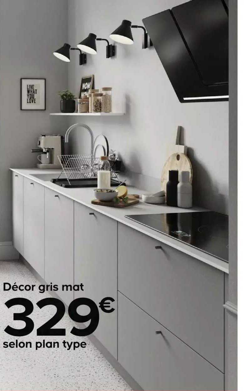 Promo Décor Gris Mat chez Castorama - iCatalogue.fr
