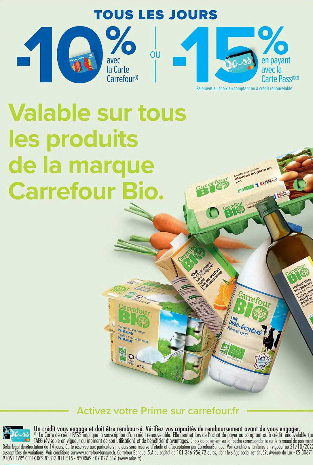 Promo La Marque Carrefour Bio chez Carrefour Market - iCatalogue.fr