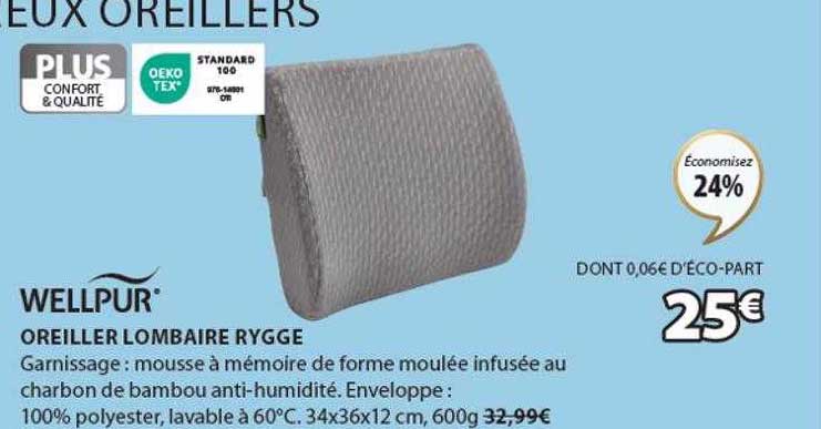 Promo Oreiller Stathelle Wellpur chez JYSK - iCatalogue.fr
