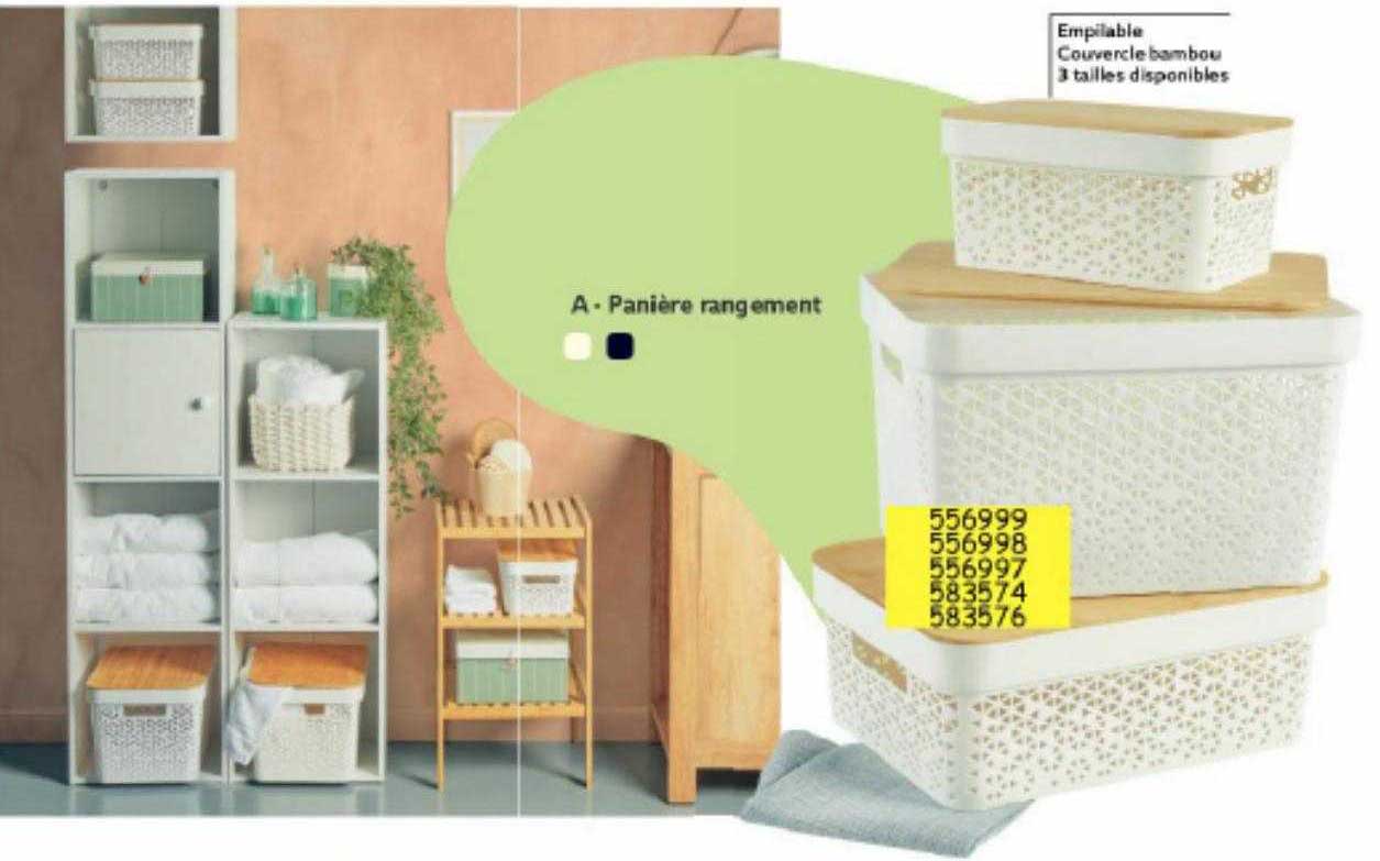 Promo Panière Rangement chez GiFi - iCatalogue.fr