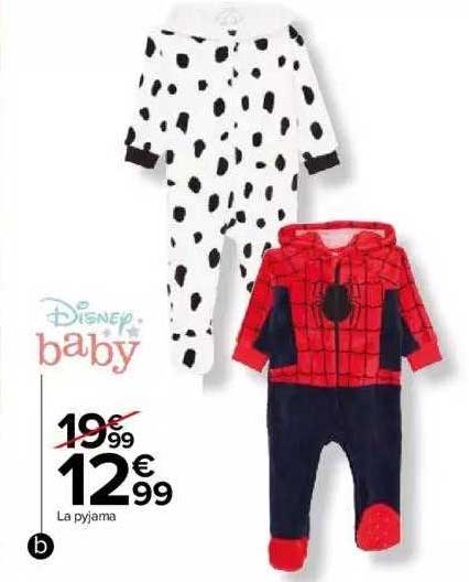 Promo Pyjama Disney Baby chez Carrefour - iCatalogue.fr