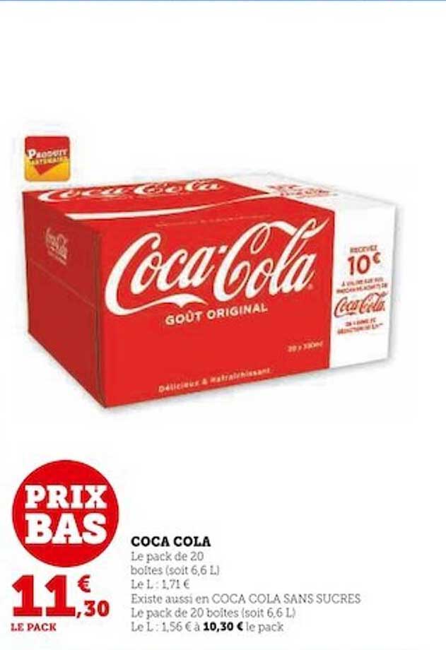 Promo Coca Cola chez U Express - iCatalogue.fr