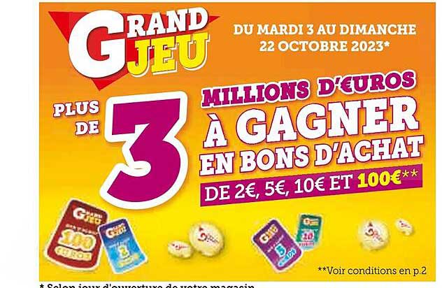 Promo Grand Jeu chez Super U - iCatalogue.fr
