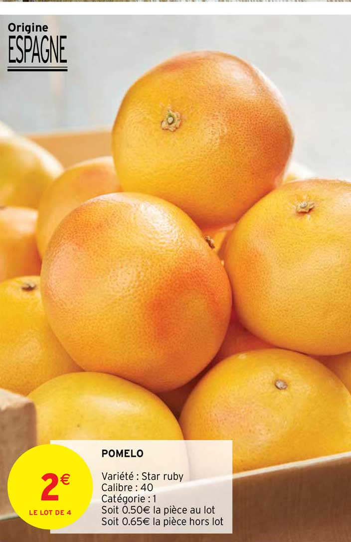 Promo Pomelo chez Intermarché - iCatalogue.fr