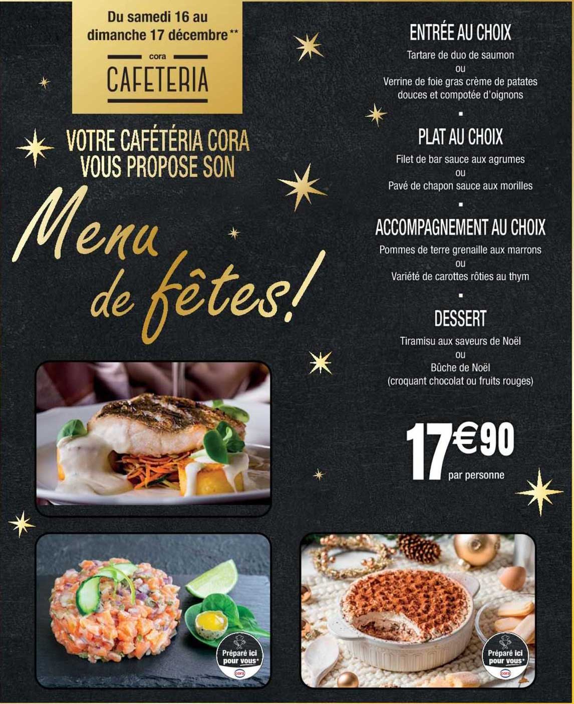 Promo Menu De Fêtes ! chez Cora - iCatalogue.fr