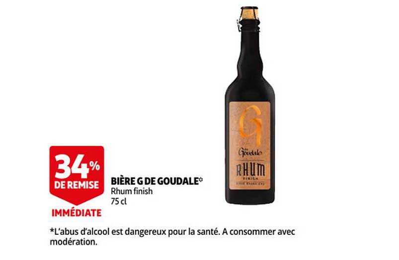 Promo Bière G De Goudale chez Auchan - iCatalogue.fr