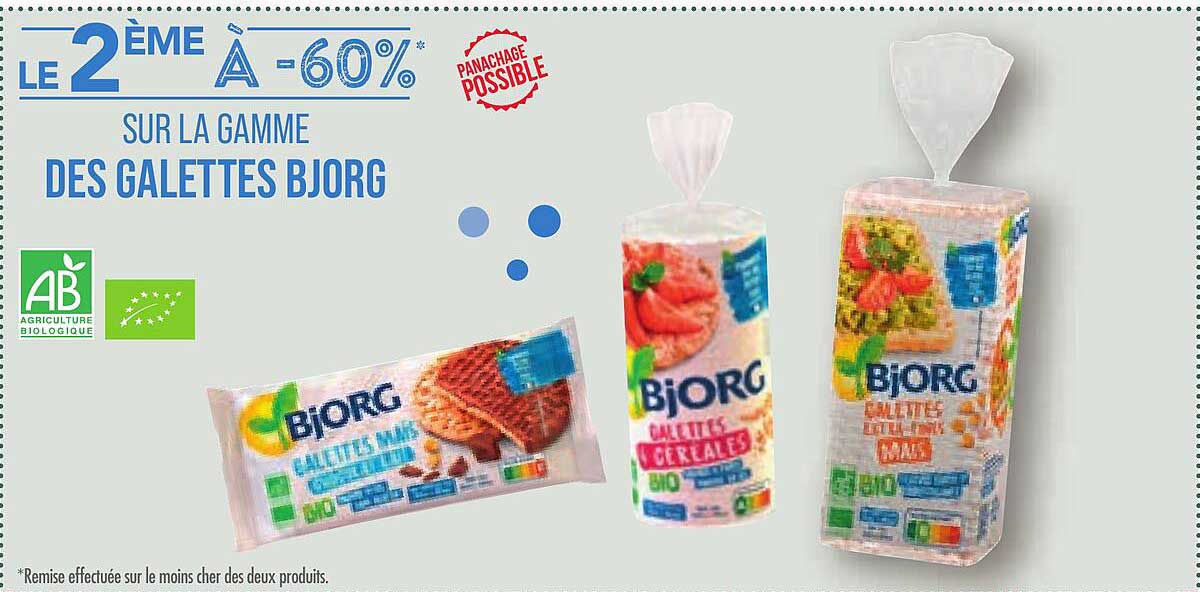 Promo La Gamme Des Galettes Bjorg chez Match - iCatalogue.fr