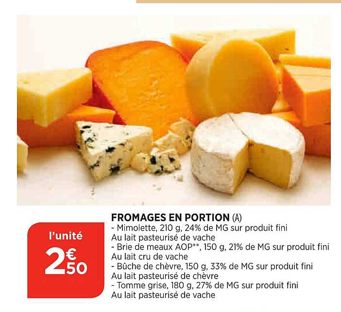 Promo Fromages En Portion chez Atac - iCatalogue.fr