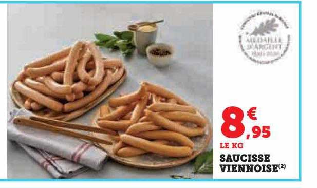 Promo Saucisse Viennoise chez Hyper U - iCatalogue.fr