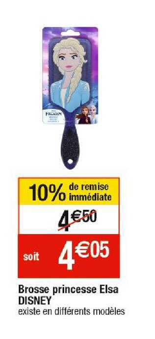 Promo Brosse Princesse Elsa Disney chez Cora - iCatalogue.fr