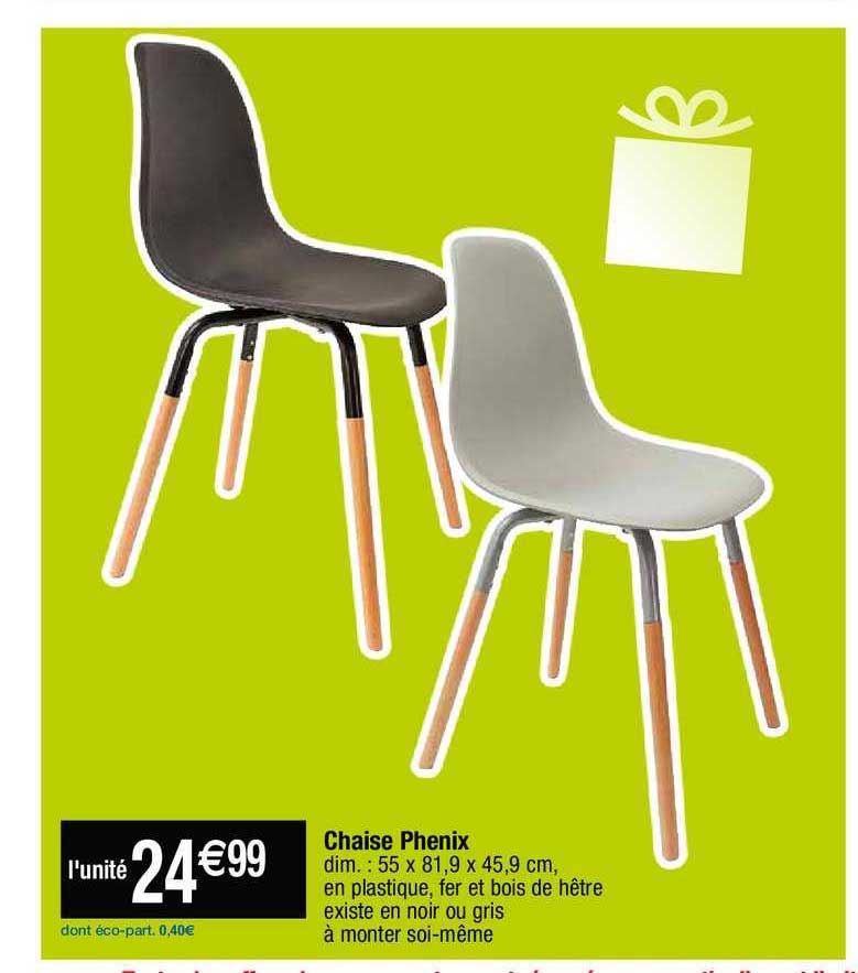 Promo Chaise Phenix chez Cora - iCatalogue.fr