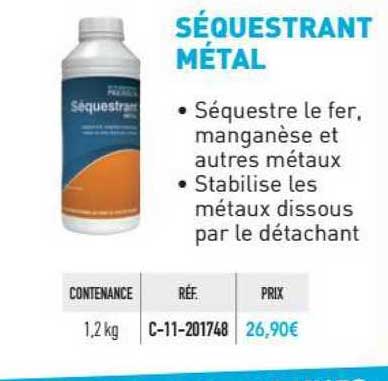 Promo Séquestrant Métal chez Cash Piscines - iCatalogue.fr