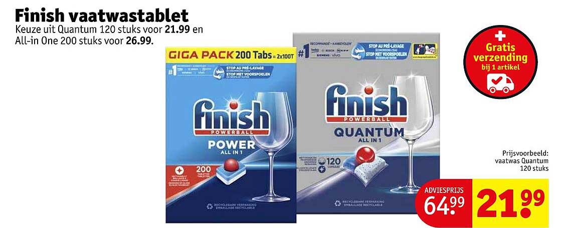 Promo Finish Vaatwastablet chez Kruidvat - iCatalogue.fr