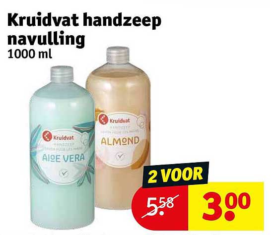 Promo Kruidvat Handzeep Navulling chez Kruidvat - iCatalogue.fr