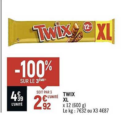 Promo Twix Xl chez Spar - iCatalogue.fr