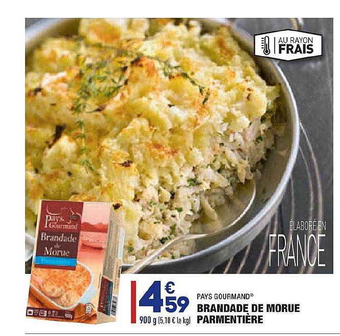 Promo Pays Gourmand Brandade De Morue Parmentière chez Aldi - iCatalogue.fr