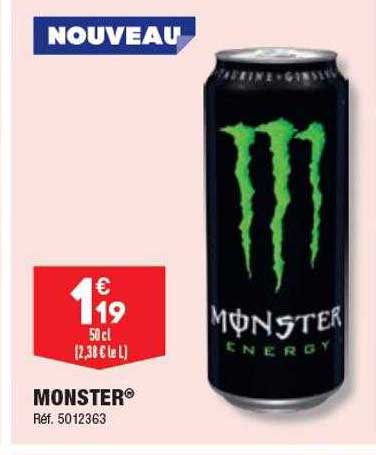 Promo Monster chez Aldi - iCatalogue.fr