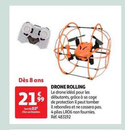 Promo Drone Rolling chez Auchan - iCatalogue.fr