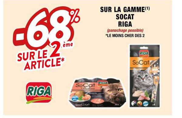 Promo La Gamme Socat Riga chez Migros France - iCatalogue.fr