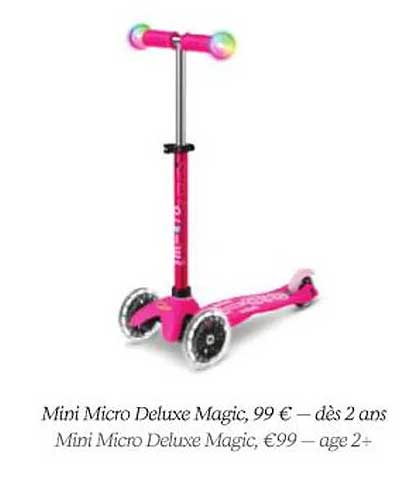 Promo Mini Micro Deluxe Magic chez Smallable - iCatalogue.fr
