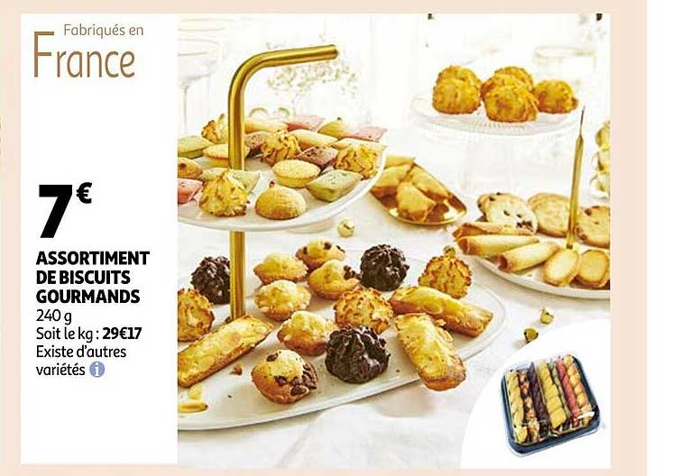 Promo Assortiment De Biscuits Gourmands chez Auchan - iCatalogue.fr