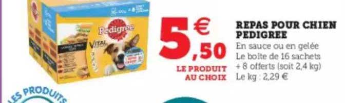 Promo Repas Pour Chien Pedigree chez Hyper U - iCatalogue.fr Promo Repas Pour Chien Pedigree chez Hyper U - iCatalogue.fr