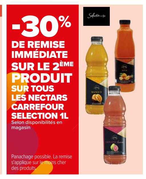 Promo Nectars Carrefour Sélection 1 L chez Carrefour - iCatalogue.fr