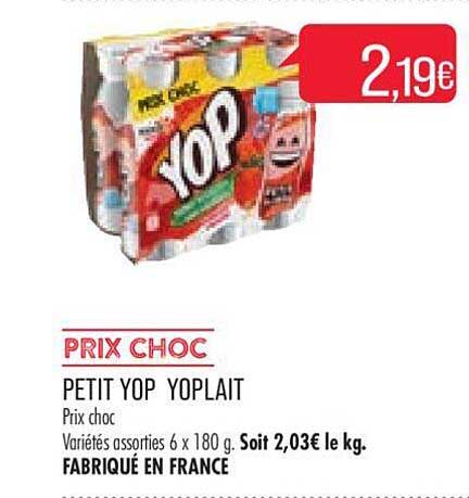 Promo Petit Yop Yoplait chez Match - iCatalogue.fr