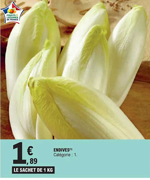 Promo Endives chez E.Leclerc - iCatalogue.fr