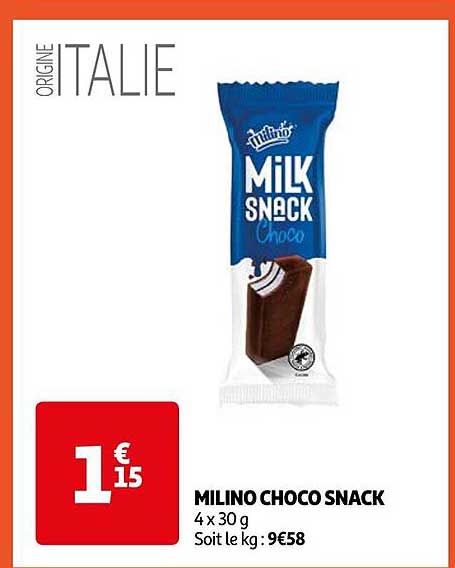 Promo Milino Choco Snack chez Auchan - iCatalogue.fr