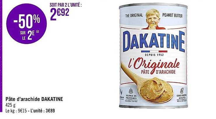 Promo Pâte D'arachide Dakatine chez Casino Supermarchés - iCatalogue.fr