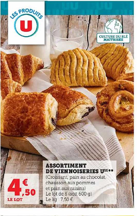 Promo Assortiment De Viennoiseries U chez Super U - iCatalogue.fr Promo Assortiment De Viennoiseries U chez Super U - iCatalogue.fr