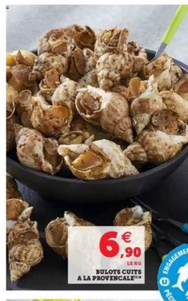 Promo Bulots Cuits à La Provençale chez Super U - iCatalogue.fr