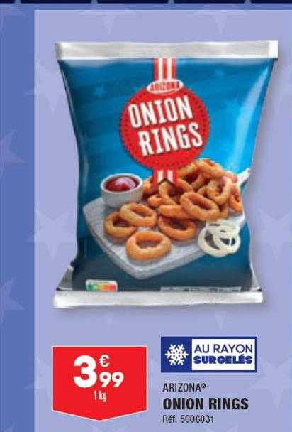 Promo Onion Rings Arizona chez Aldi - iCatalogue.fr