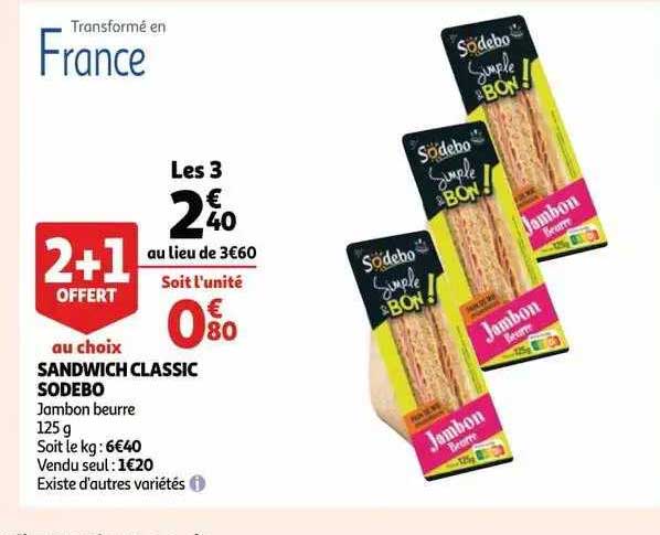 Offre CremioBox Sodebo chez Colruyt