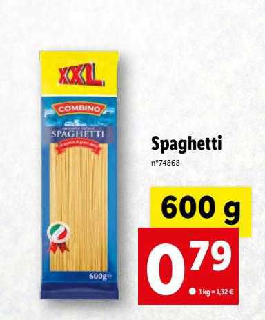 Promo Spaghetti chez Lidl - iCatalogue.fr