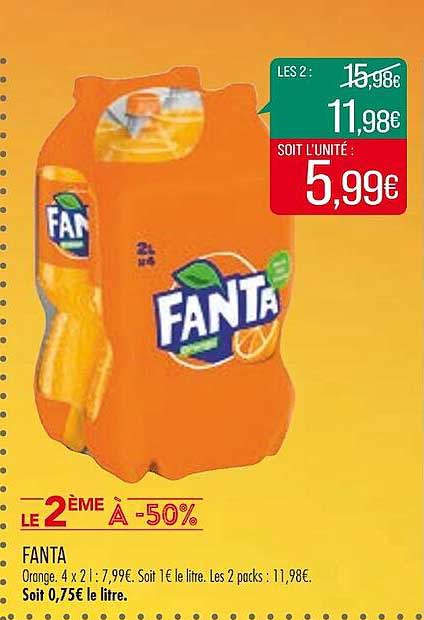 Promo Fanta chez Match - iCatalogue.fr