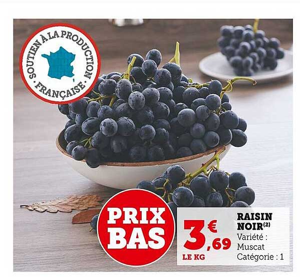 Promo Raisin Noir chez U Express - iCatalogue.fr