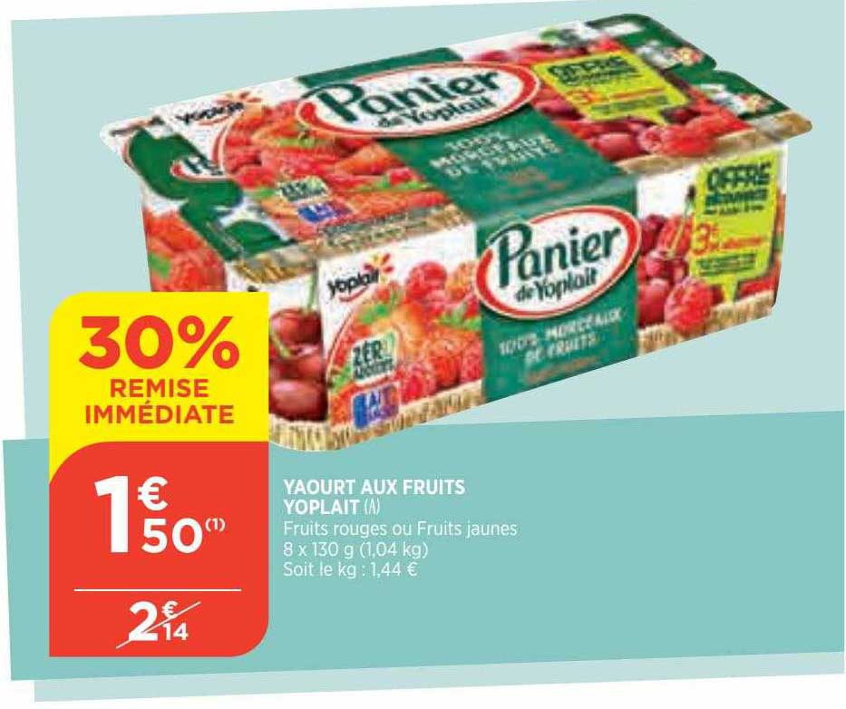 Promo Yaourt Aux Fruits Yoplait chez Bi1 - iCatalogue.fr