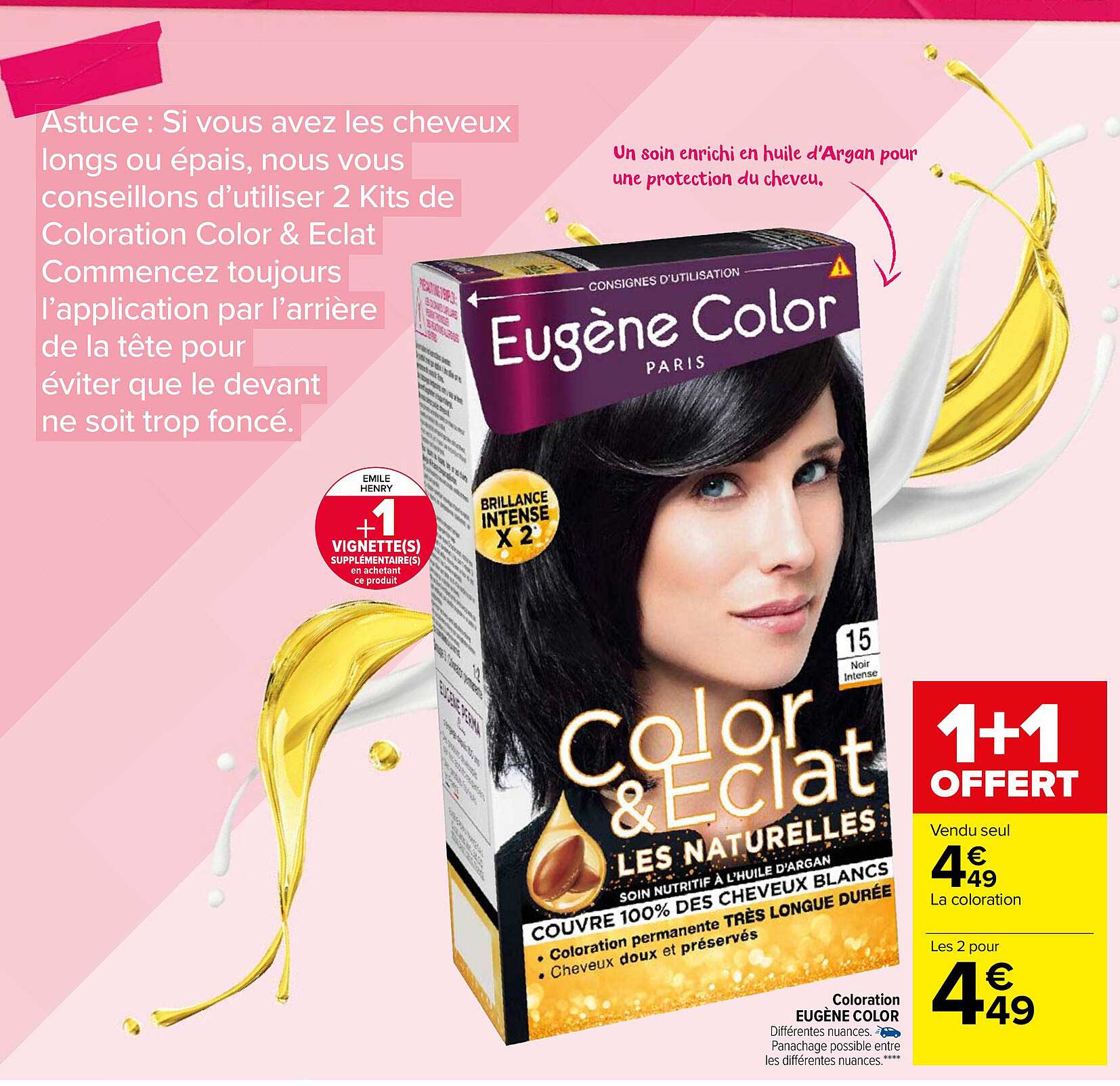 Promo Coloration Eugène Color chez Carrefour Market - iCatalogue.fr